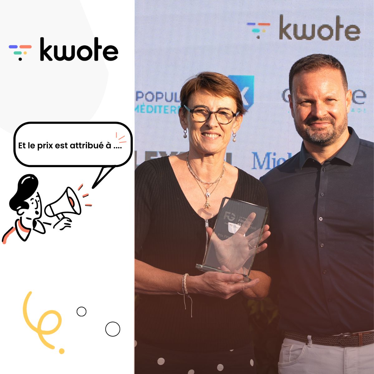 kwote, grand partenaire du 13e Trophée Finance & Gestion de la DFCG ...